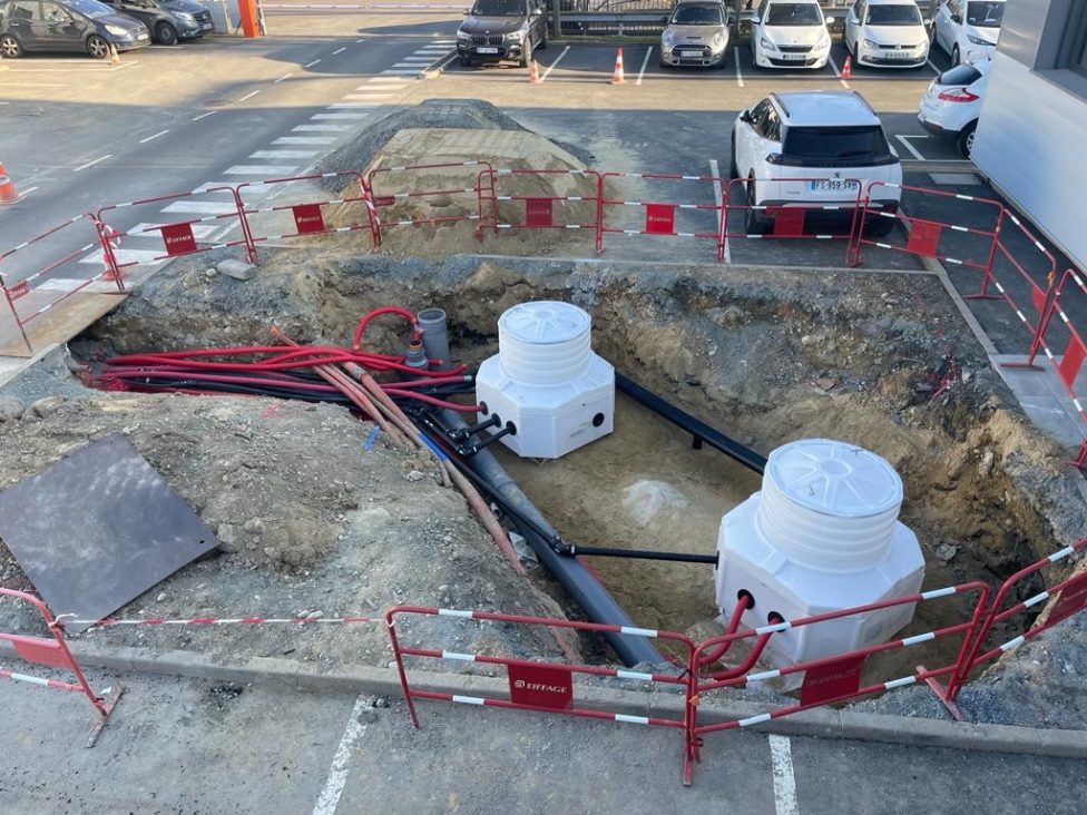 Rénovation D Une Station Carburant Privative Chez Les Transports Blanc